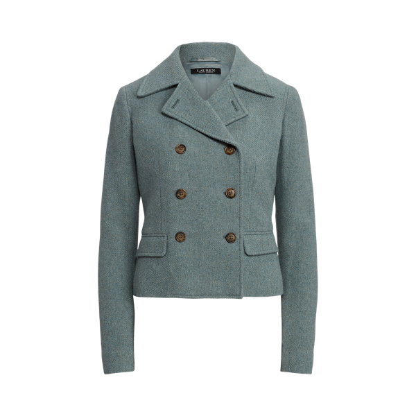 Double-Breasted Herringbone Coat | Ralph Lauren® Australia