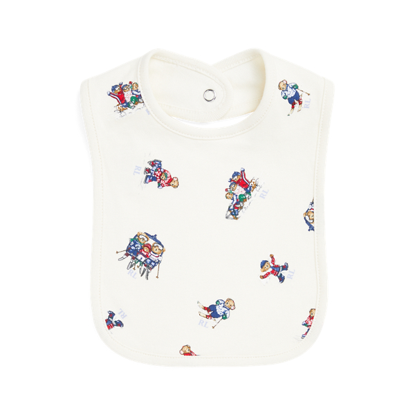 Polo Bear Cotton Interlock Bib for Baby | Ralph Lauren® IN