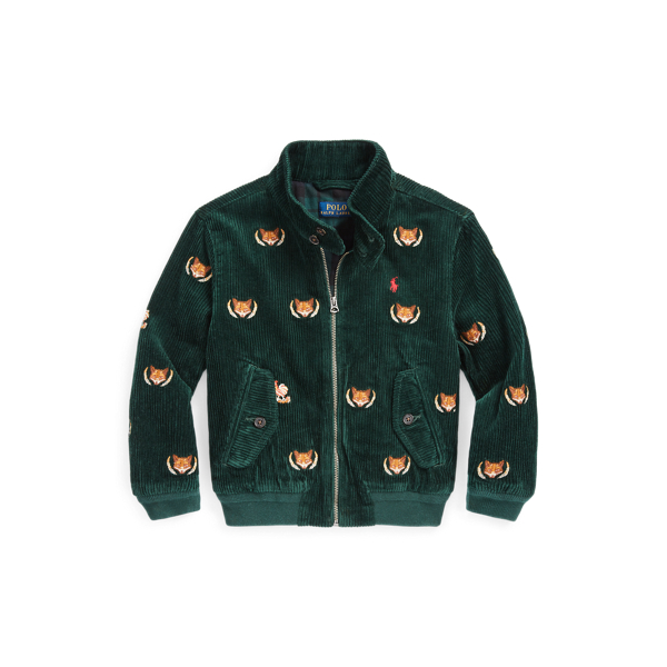 Embroidered Corduroy Jacket