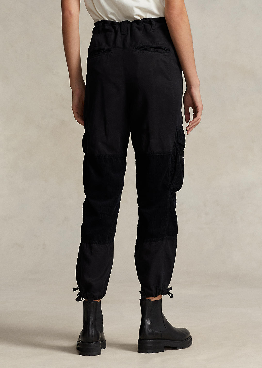Linen-Blend Twill Cargo Trouser Linen-Blend Twill Cargo Trouser