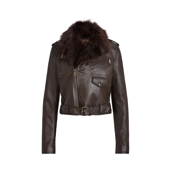 Talmai Shearling & Goatskin Jacket | Ralph Lauren® Australia