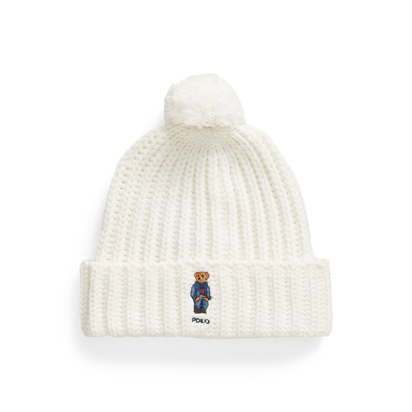 Polo Bear Rib Pom-Pom Beanie Hat | Ralph Lauren® 台灣官方網站