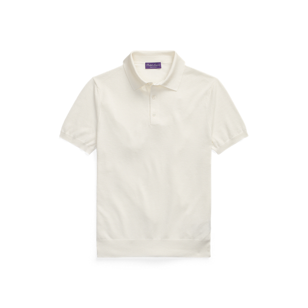 Camisola Polo em seda-algodão para Men | Ralph Lauren® PT