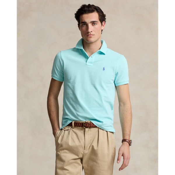 Slim Fit Mesh Polo Shirt Polo Ralph Lauren 1