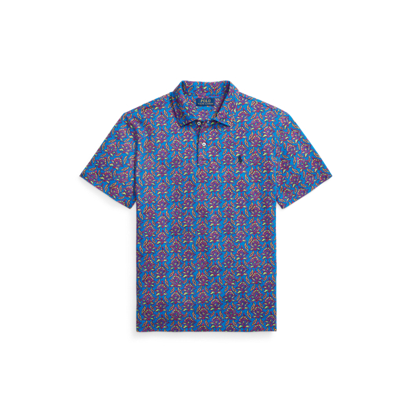 Camisa Polo de malha Custom Slim Fit para homen | Ralph Lauren® PT