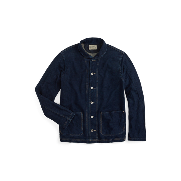 Indigo French Terry Jacket | Ralph Lauren® Australia