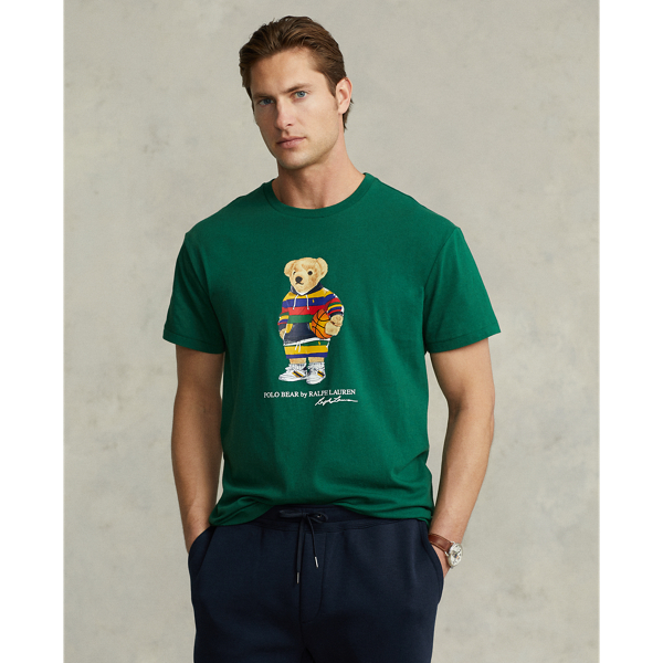 Jersey custom slim fit Polo Bear T-shirt voor heren | Ralph Lauren® BE