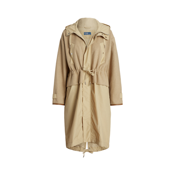 Hooded Long Field Jacket | Ralph Lauren® Australia