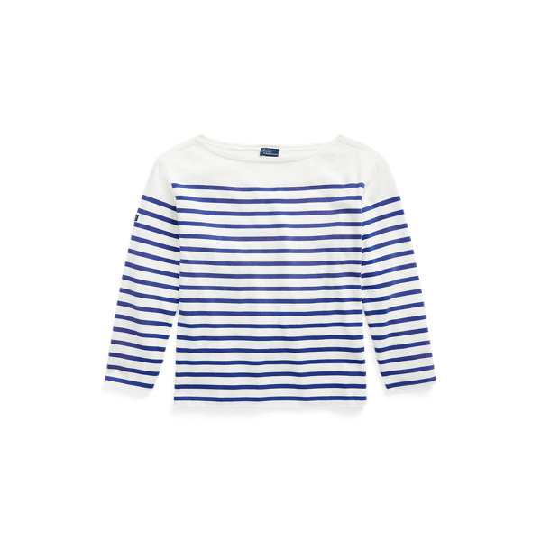 Striped Boatneck Mariner Tee for Women | Ralph Lauren® UK