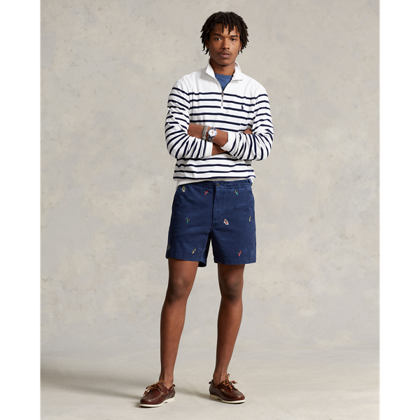 15.2 cm Polo Prepster Embroidered Short | Ralph Lauren® Australia