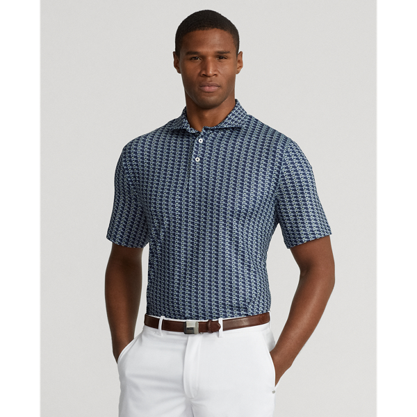 Graphic Yellow Classic Fit Performance Polo Shirt RLX 1