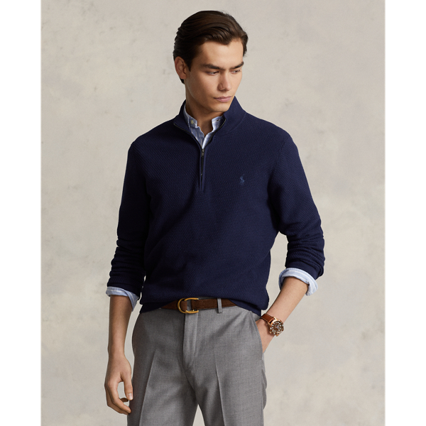 Performance Quarter-Zip Sweatshirt for Men | Ralph Lauren® UK