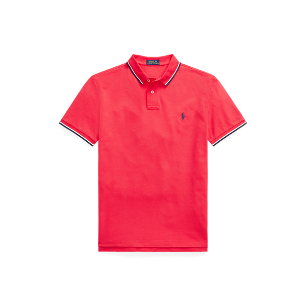 Camisa Polo em malha Custom Slim Fit para homen | Ralph Lauren® PT