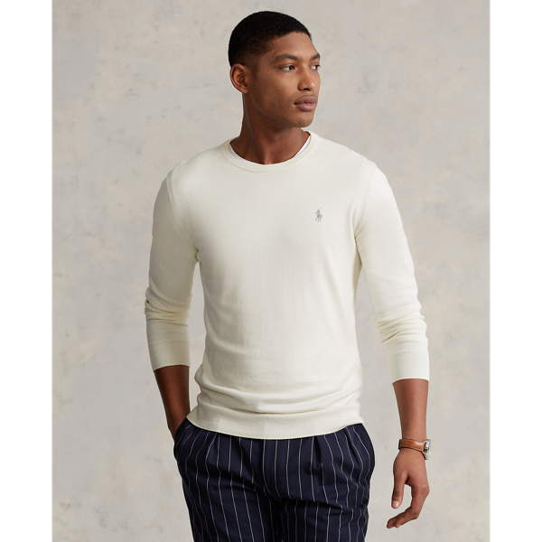 Jersey Slim Fit de algodón con textura para hombre | Ralph Lauren® ES