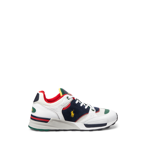 White/Navy Trackster 200 Sneaker Polo Ralph Lauren 1