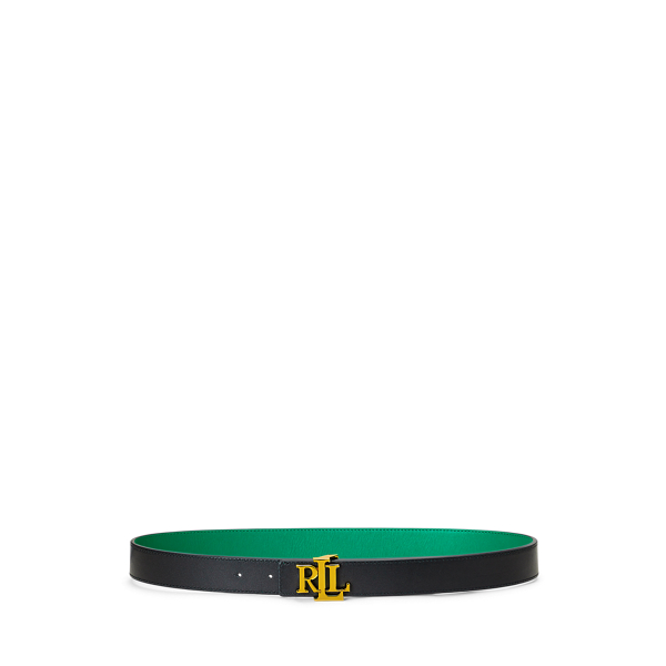 Logo Reversible Leather Belt for Women | Ralph Lauren® BE