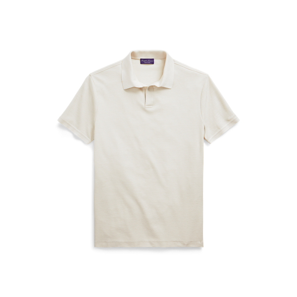 Custom Slim Fit Cotton-Silk Polo Shirt | Ralph Lauren® Australia