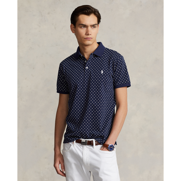 Custom Slim Fit Stretch Mesh Polo Shirt | Ralph Lauren® Australia