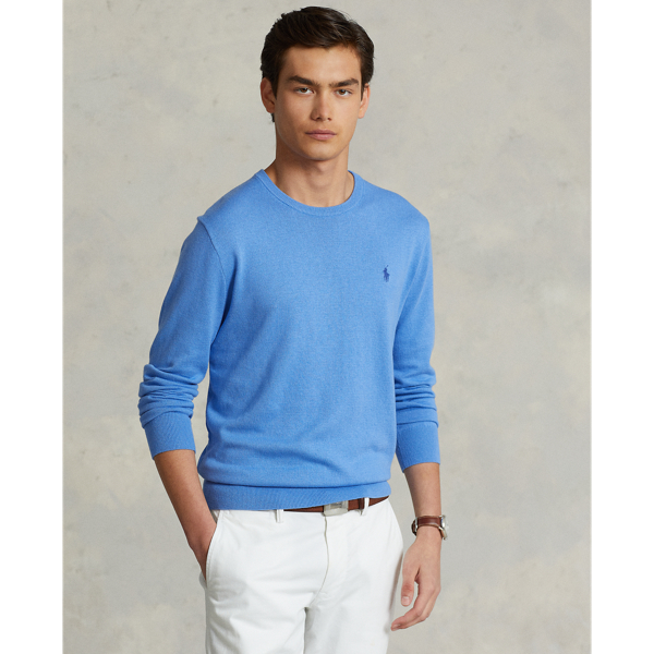 Pull col rond en coton et cachemire pour homme | Ralph Lauren® FR