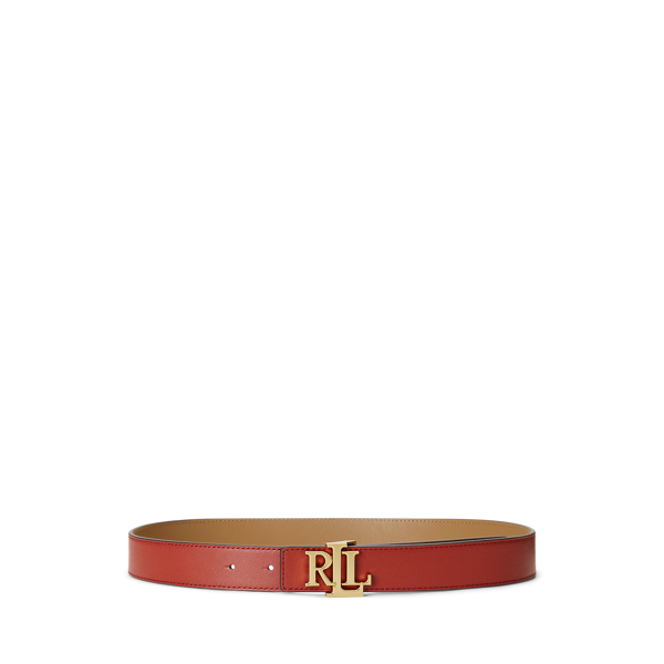 Logo Reversible Leather Belt for Women | Ralph Lauren® CL