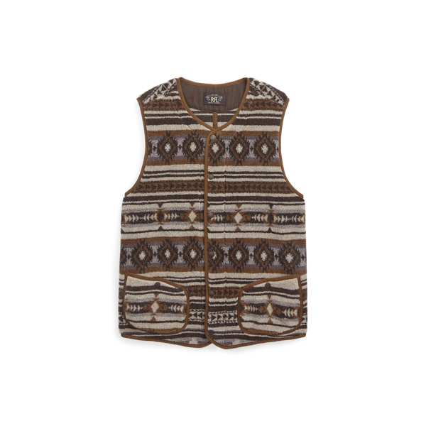 Jacquard Pile Fleece Vest | Ralph Lauren® Australia