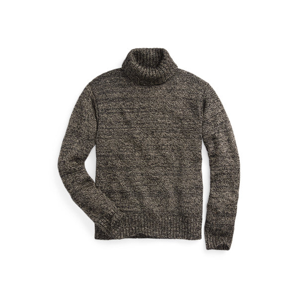 Marled Wool-Blend Roll Neck Jumper for Men | Ralph Lauren® UK