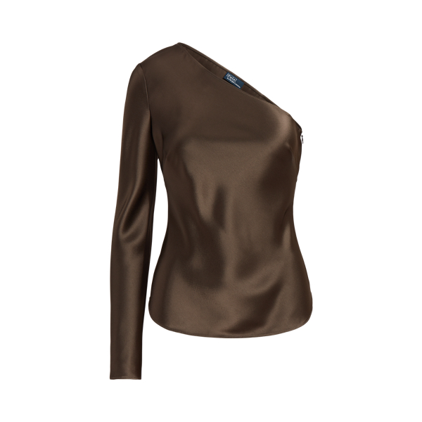 Top monospalla in raso da Women | Ralph Lauren® IT