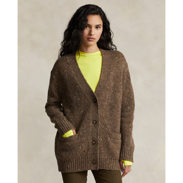 Donegal Wool V-Neck Cardigan | Ralph Lauren® Australia