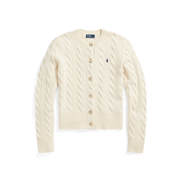 Cable-Knit Wool-Cashmere Cardigan for Women | Ralph Lauren® PT