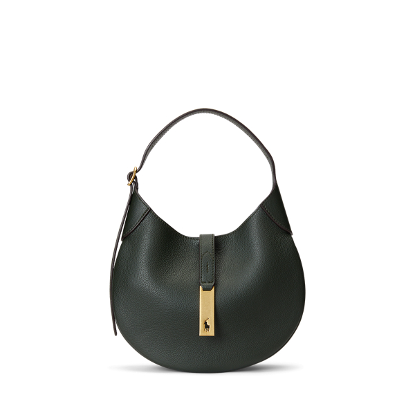 Polo ID Small Leather Shoulder Bag for Women | Ralph Lauren® UK