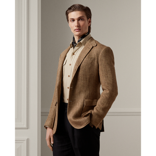Kent Hand-Tailored Herringbone Jacket | Ralph Lauren® Australia