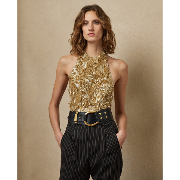 Annike Embellished Sleeveless Blouse | Ralph Lauren® Australia