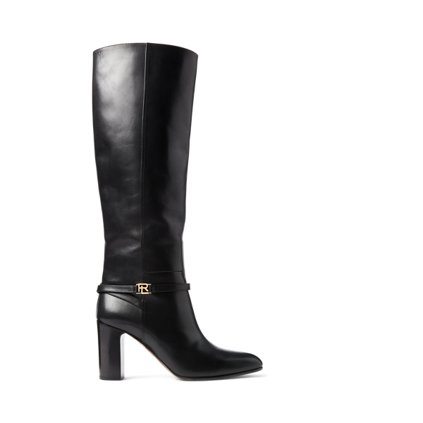 Raygan Burnished Calfskin Boot | Ralph Lauren® Australia