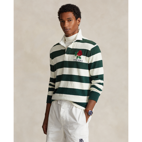 Classic Fit Striped Jersey Rugby Shirt | Ralph Lauren® Australia