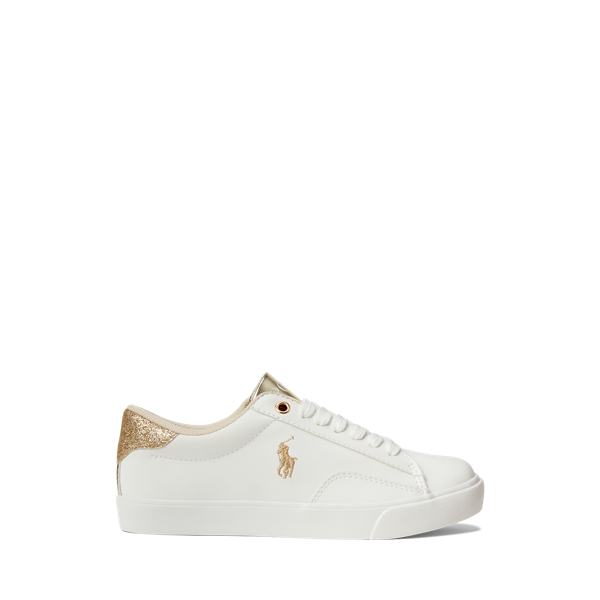 Theron V Faux-Leather Low-Top Trainer for Girls | Ralph Lauren® IE