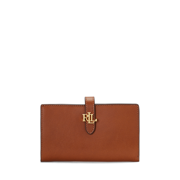 Logo Leather Wallet Lauren 1