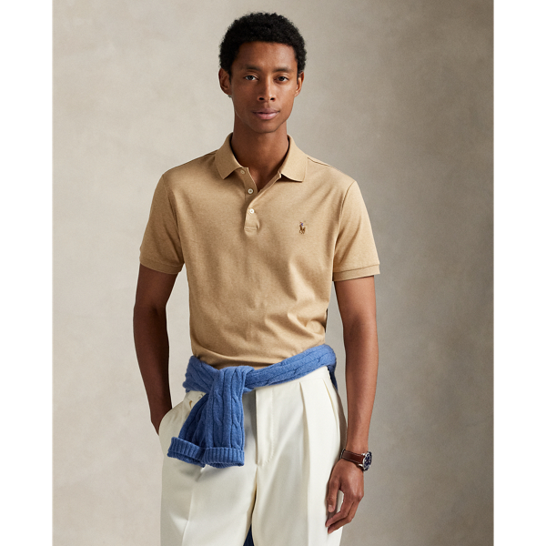 Custom Slim Fit Soft Cotton Polo Shirt for Men | Ralph Lauren® UK