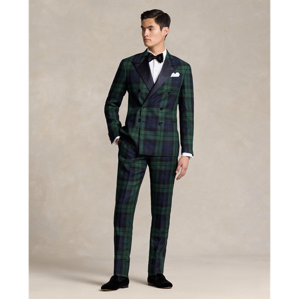 Polo Tailored Plaid Linen Tuxedo for Men | Ralph Lauren® UK