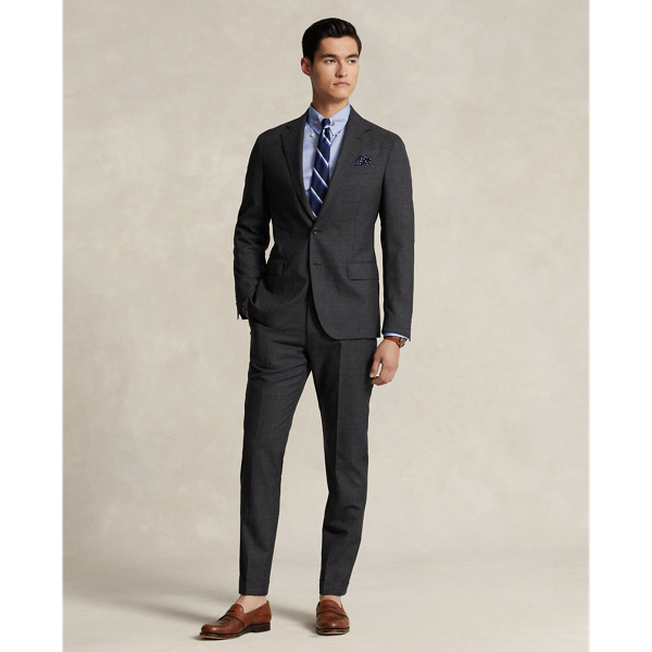 Polo Soft Tailored Glen Plaid Wool Suit for Men | Ralph Lauren® UK
