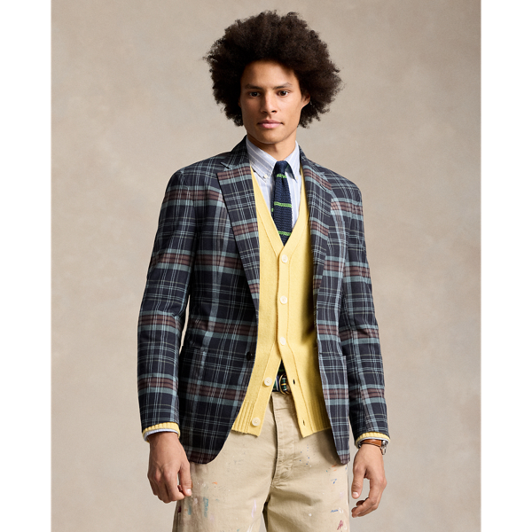 Polo Soft Tailored Patchwork Suit Jacket for Men | Ralph Lauren® UK