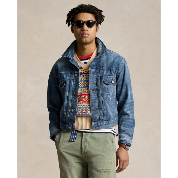 Denim Trucker Jacket for Men | Ralph Lauren® BR