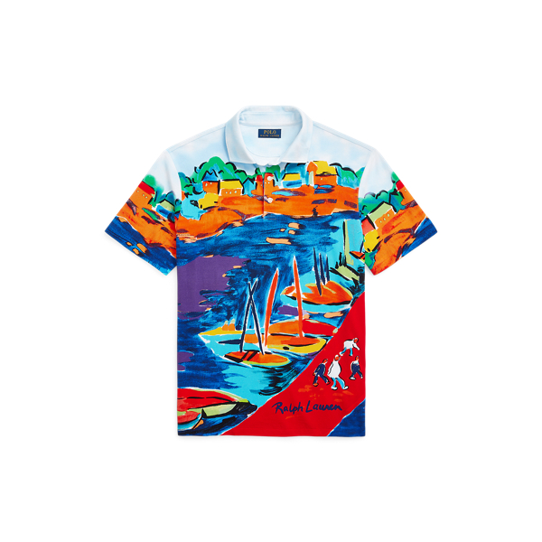 Polo motif voilier Custom Slim Fit pour homme | Ralph Lauren® BE