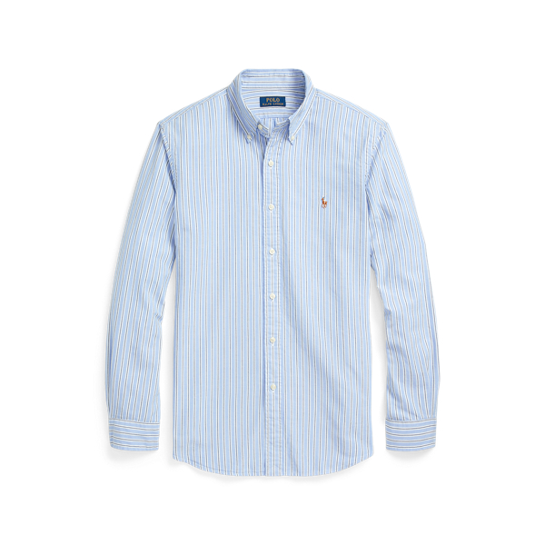 Custom fit gestreept Oxford overhemd voor heren | Ralph Lauren® NL