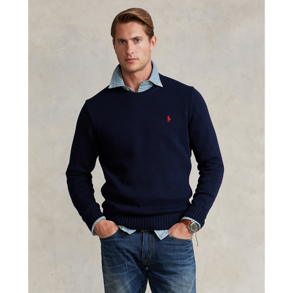 Pull col rond en coton pour Men | Ralph Lauren® FR