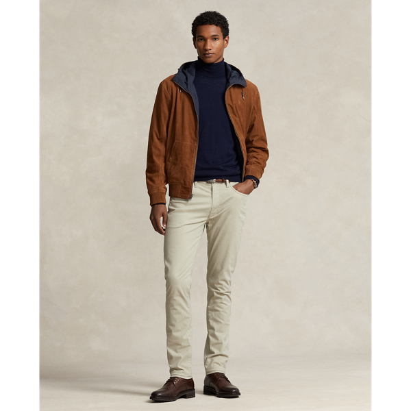 Sullivan slim satinet broek met stretch voor heren | Ralph Lauren® NL
