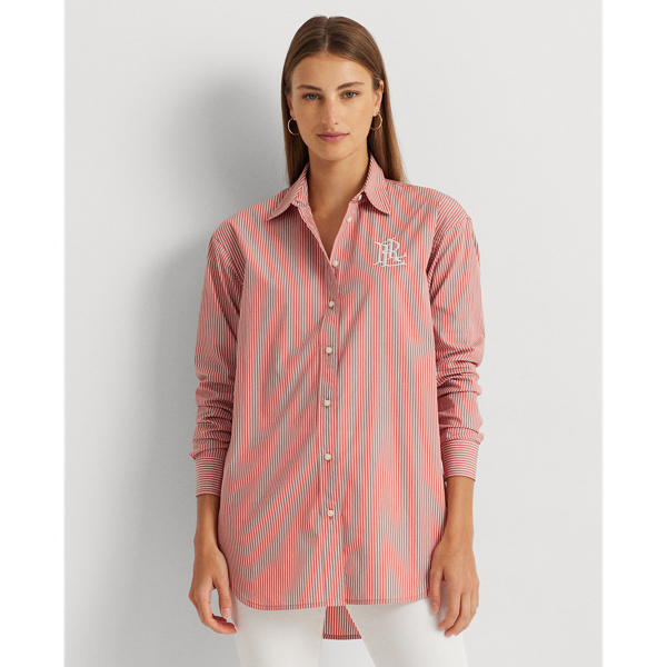 Striped Cotton Broadcloth Shirt