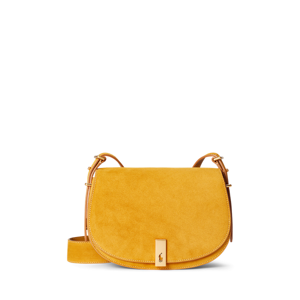 Polo ID Suede Saddle Bag for Women | Ralph Lauren® UK