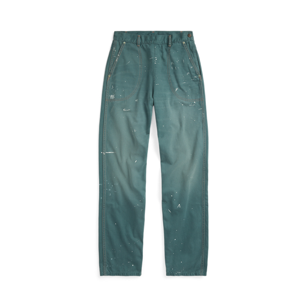 Paint-Splatter Twill Trouser for Women | Ralph Lauren® NL