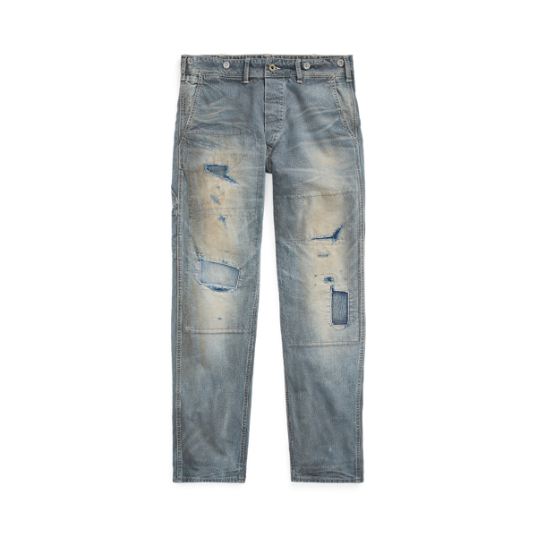 Repaired Doveton Wash Engineer Fit Repaired Carpenter Pant RRL 1