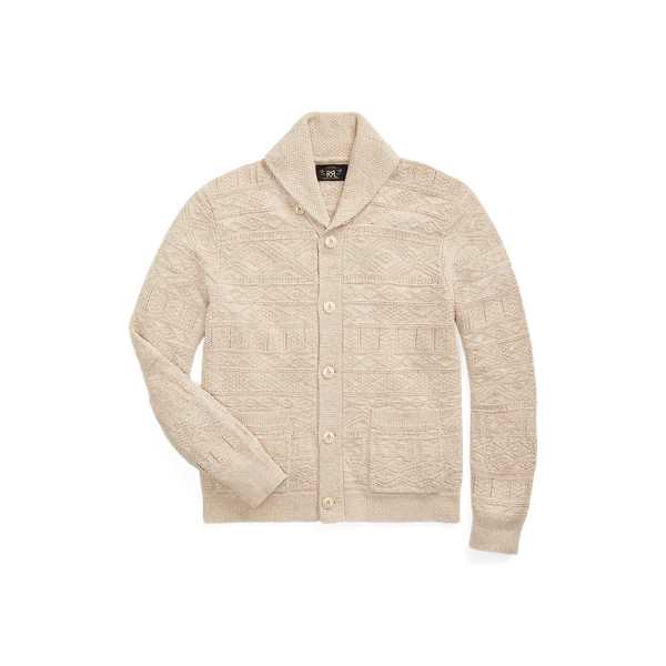 Cotton-Linen Shawl-Collar Cardigan | Ralph Lauren® Australia